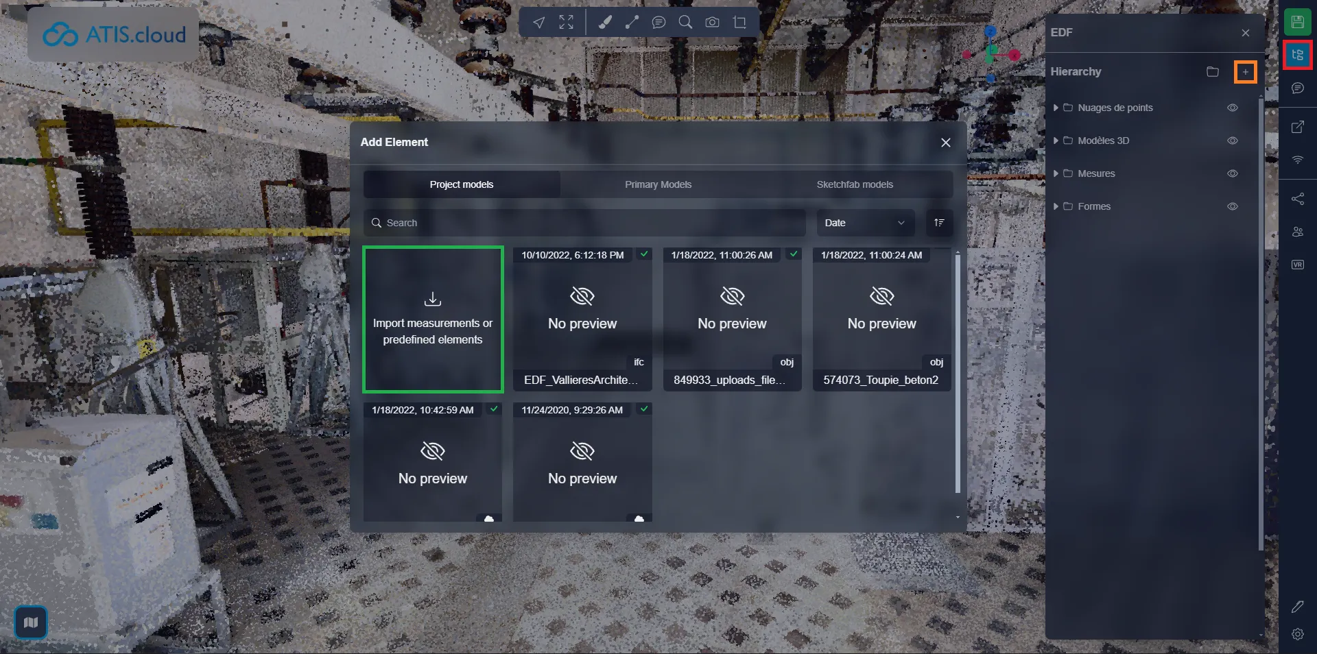 Importing/Exporting Measures | ATIS.cloud