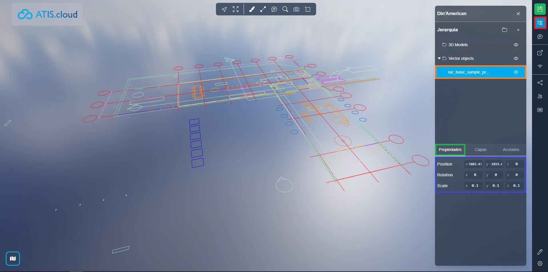 Interacting with DXF Files | ATIS.cloud
