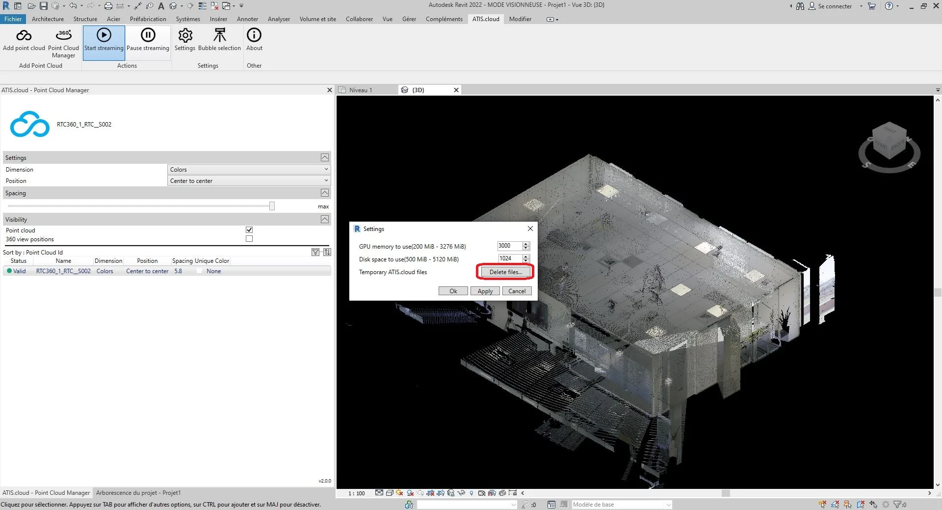 Autodesk Revit Plug-in - Inserting Point Clouds | ATIS.cloud